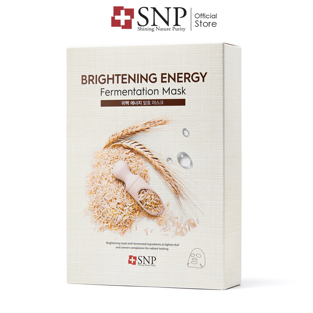 SNP Brightening Energy Fermentation Mask (10 pcs) | Shopee Malaysia
