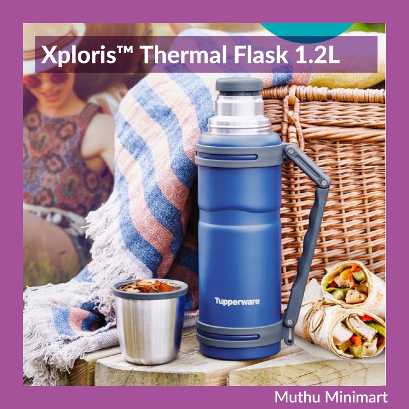 Original Tupperware | Xploris Thermal Flask Keep Warm Bottles Thermo ...
