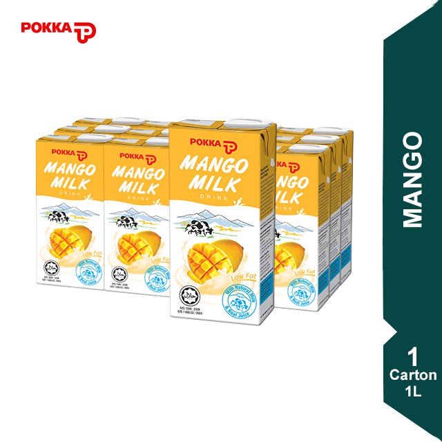 Pokka Mango Milk 1 Carton (12 x 1L) | Shopee Malaysia