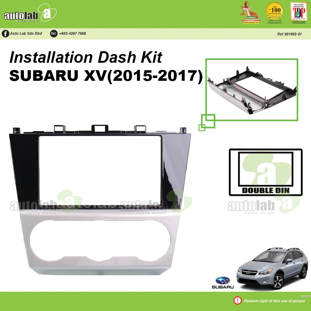 Player Casing Double Din Subaru XV 2015-2017 | Shopee Malaysia