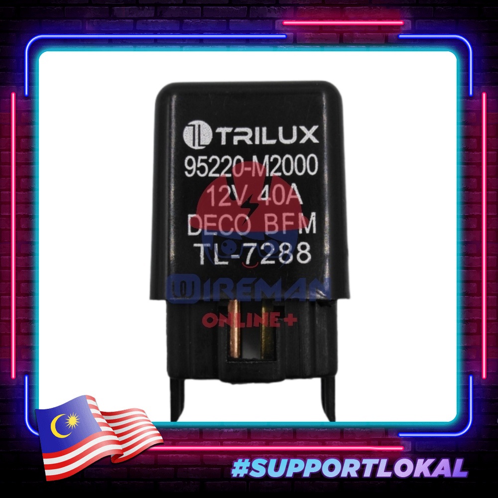 Lamp Relay Aircond Relay Fuel pump Relay Universal Proton Perodua 4pin ...