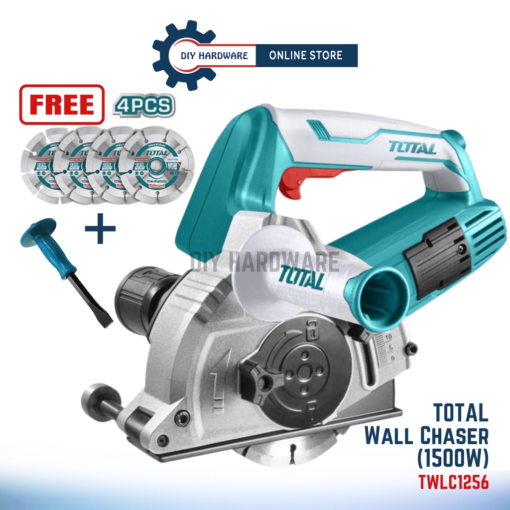 Total Wall Chaser (1500W) TWLC1256 | Shopee Malaysia