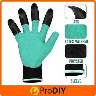GARDENING GLOVE CLAWS FINGER RIGHT HAND PLANTING DIG SOIL EASY SAFETY ...