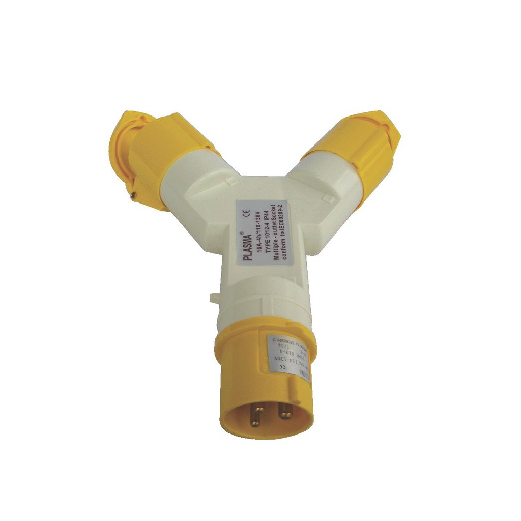 Plasma IP44 16A 3pin 2way 110V Industrial Multi Socket | Shopee Malaysia