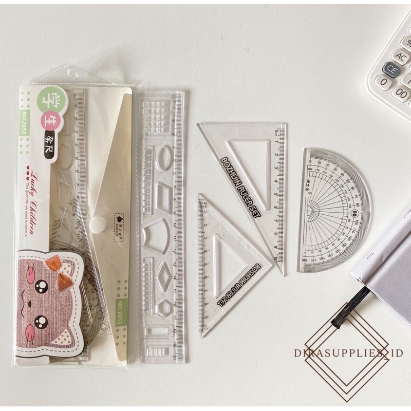 SIKU Ruler Set | Funny RULER | Triangle Ruler | Elbow Ruler | Bow Ruler ...