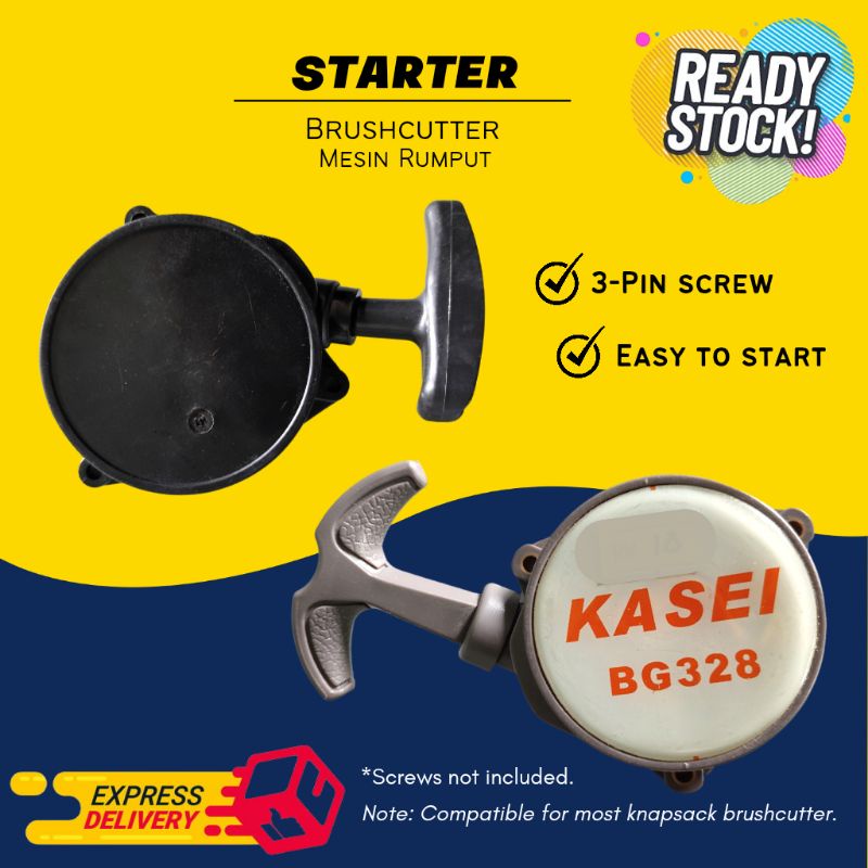 Recoil Starter Brushcutter Starter Mesin Rumput Kasei BG 328 Starter 3 ...