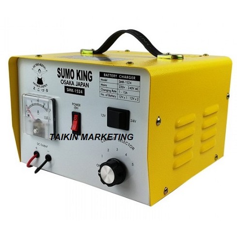 Sumo King Battery Charger 12V - 24V DC 15A SMK 1524 BC1524 | Shopee ...