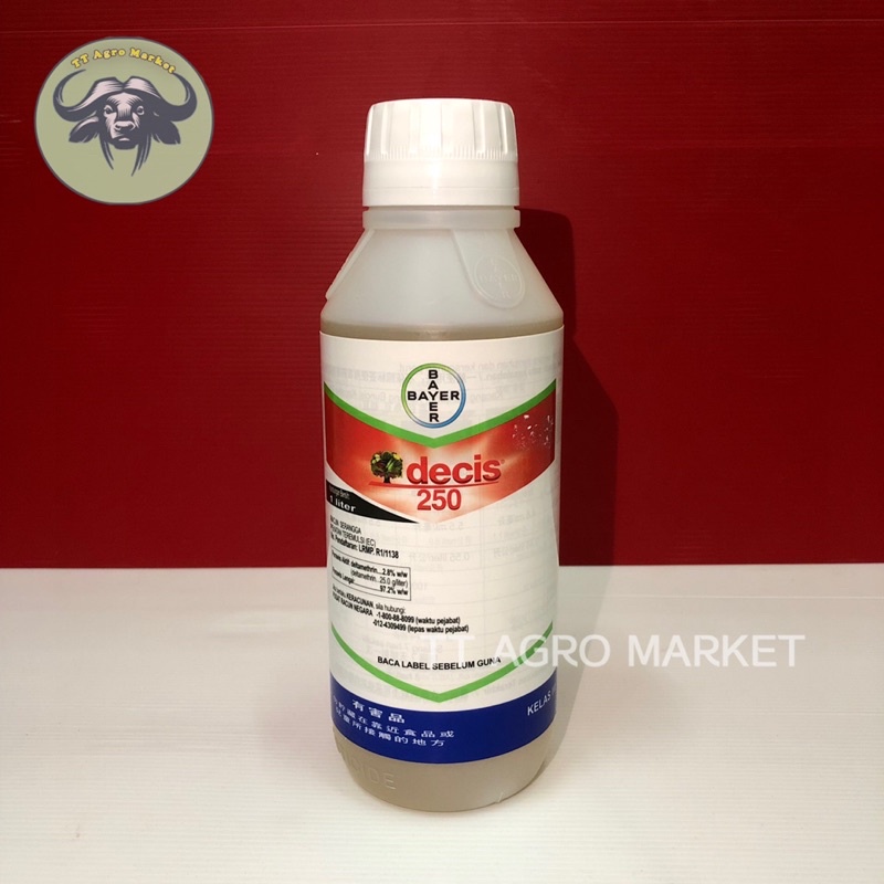 DECIS 250 1L - HAPUSKAN - untuk KUBIS kacang panjang, timun,koko, Limau ...