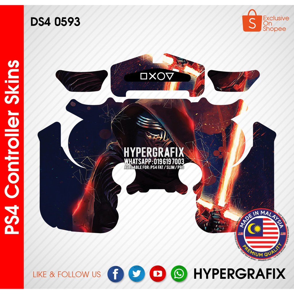 PS4 Controller DS4 SKIN (0593) | Shopee Malaysia