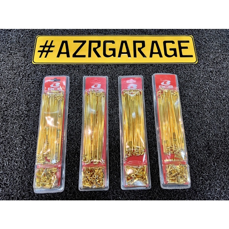 RCB SPOKE GOLD / LIDI RIM 17” & 18” RXZ 125Z LC135 SSTWO RS150 Y15zr ...