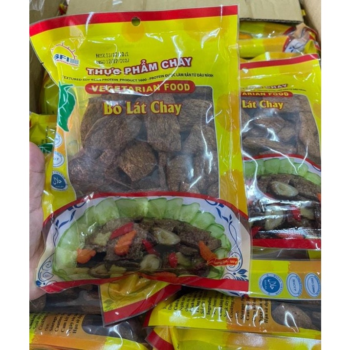 Bo lat chay / HALAL vegetarian beef slices ( thurc pham an chay , bo ...