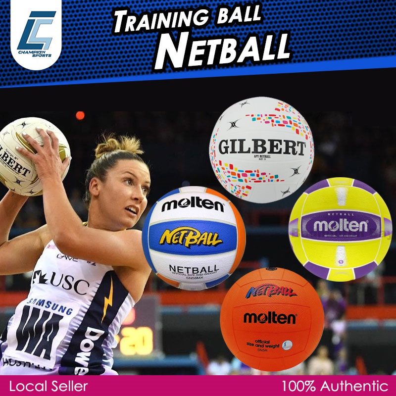 [100% Original] Molten Glebert Netball SN5R Size 5 SN4R Size 4 Official ...