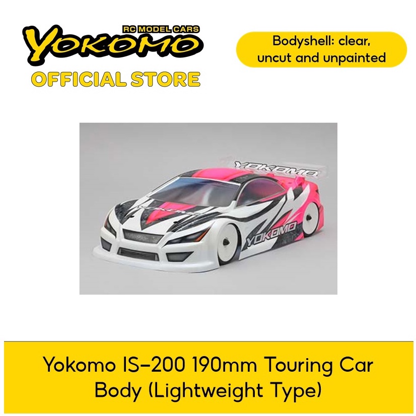Yokomo MonTECH IS200 Touring car body 190mm (Sp-IS200) (clear, uncut ...