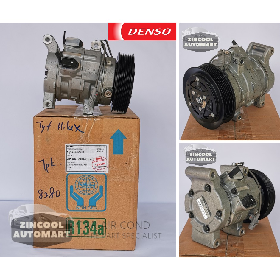 Toyota Hilux Vigo KUN25/26 AirCond Compressor 💯% Original DENSO Parts ...