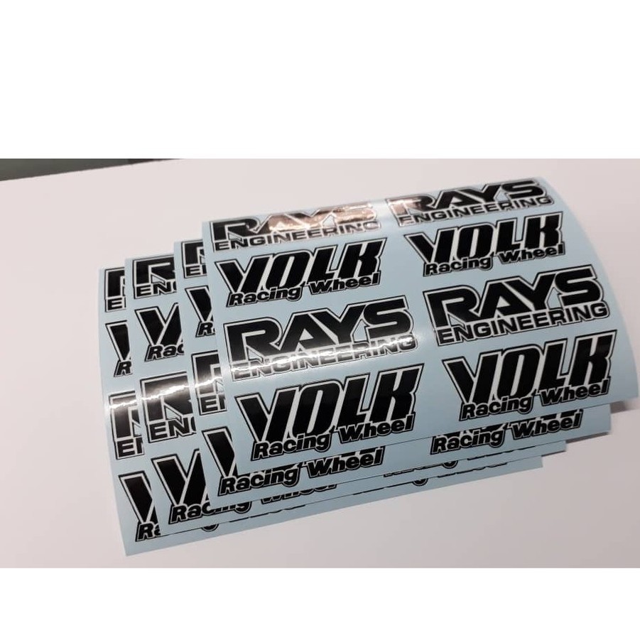 TE37 Volk Racing Sticker Ready Stock! | Shopee Malaysia