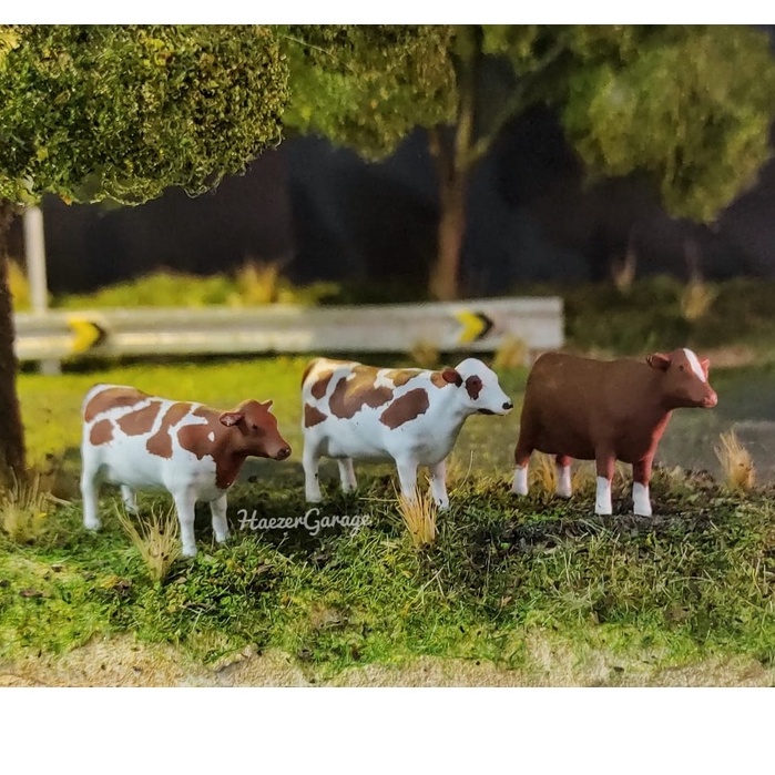 1/64 Diorama Animal Farm Animal Cow Farm Figure | Shopee Malaysia