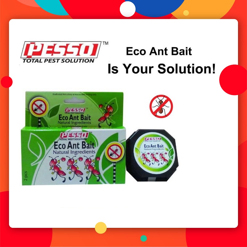 Pesso Eco Ant Bait (2 Pcs) Umpan Semut / ant repellent / 除蚂蚁 | Shopee ...