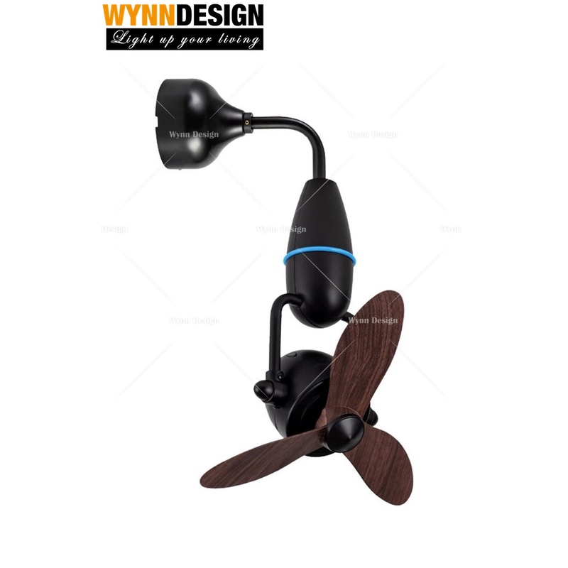 Wynn Design Corner Fan Rezo Elise 16" 3 Blade Fan With Remote Control ...