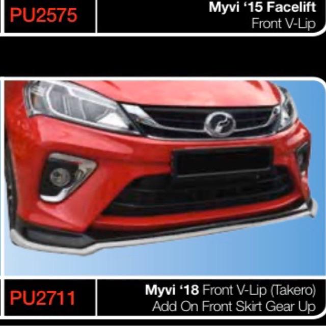 Perodua myvi G H SE advance front rear diffuser lip splitter skirt 2011 ...
