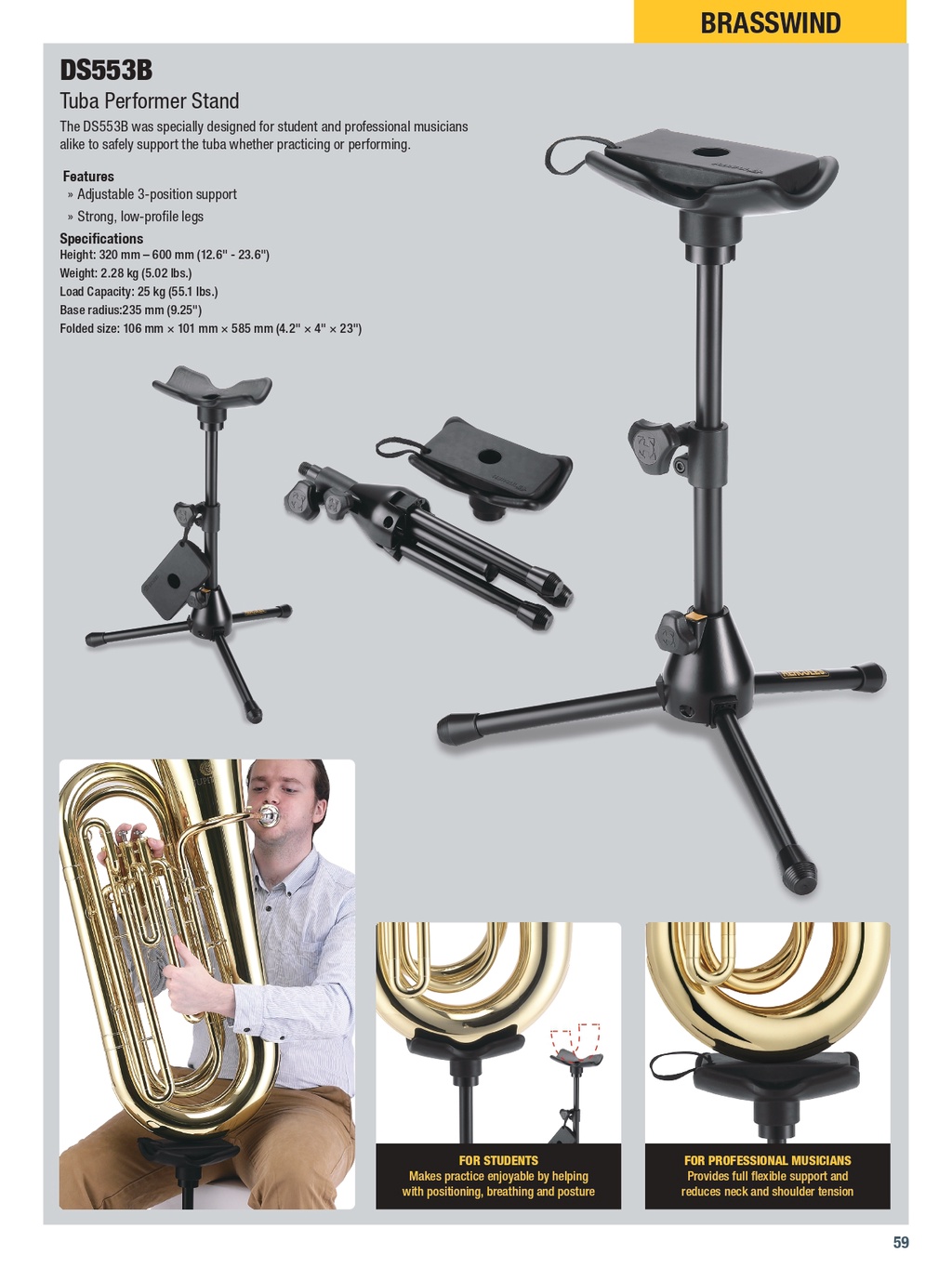 HERCULES stand Hercules DS640BB Flute/Clarinet Stand HERCULES Flute ...