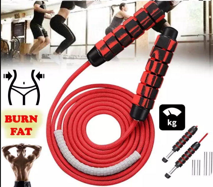 Steel Rope Weight-Bearing Wire Skipping Jump Rope Strong Metal Fitness ...
