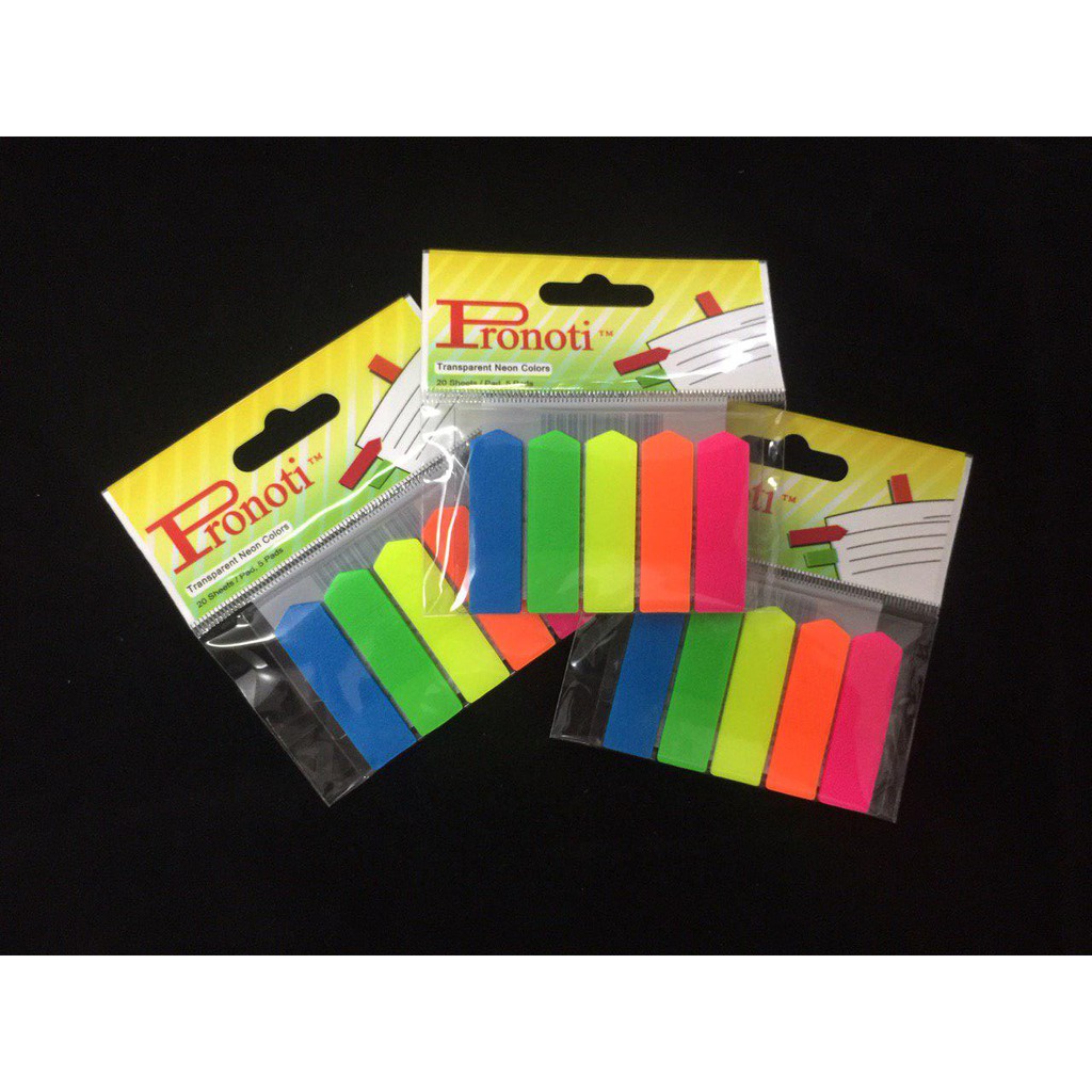 Pronoti Plastic NOTE Paper Arrow 5 Colors | Shopee Malaysia