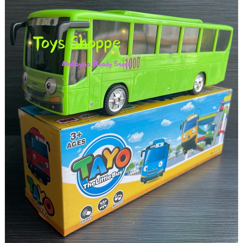 🚚BasTayo🚚TayoBusTayo Bas With LED Light & Sound Mainan Tayo Kereta Tayo ...
