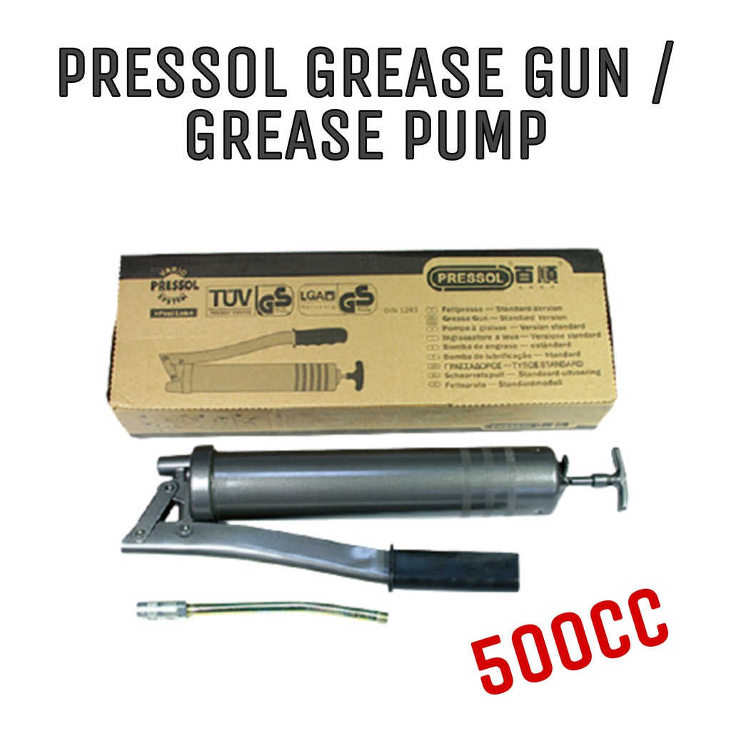 GC GCJK500E OEM PRESSOL GREASE GUN DIN1284 500cc grease pump | Shopee ...