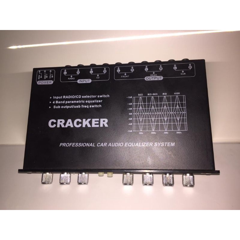 Cracker CR-4800 Pre-Apm Parametric 4 Band Subwoofer (Display Unit ... Cracker CR-4800 Pre-Apm Parametric 4 Band Subwoofer (Display Unit ...