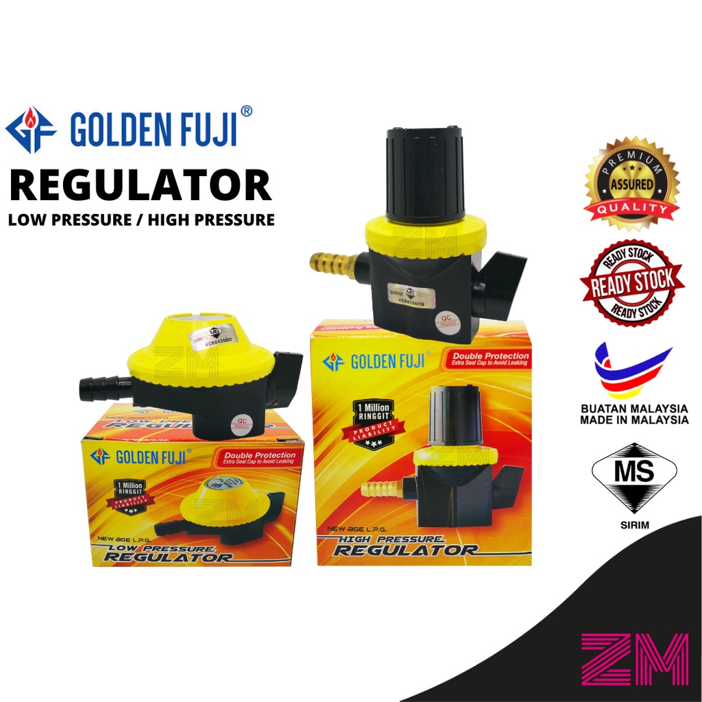 GOLDEN FUJI LPG Low Pressure Gas Regulator (SIRIM) / HPG High Pressure ...