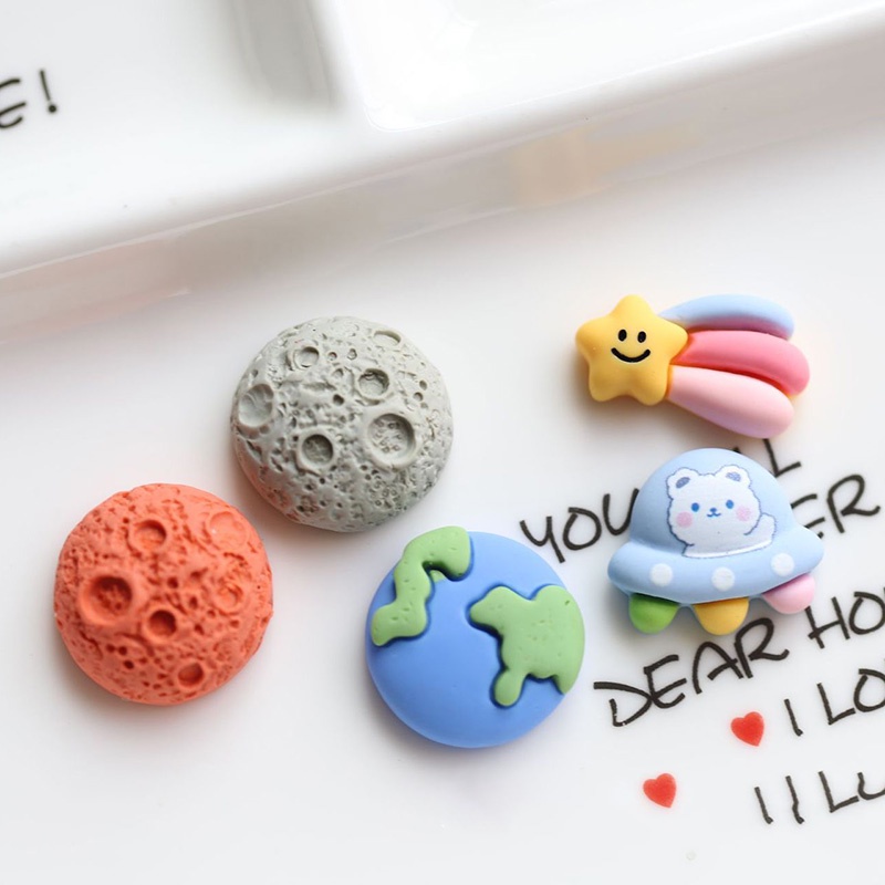 Moon Earth Jibitz Charm Planets Astronaut Jibits Croc Pin Cartoon ...