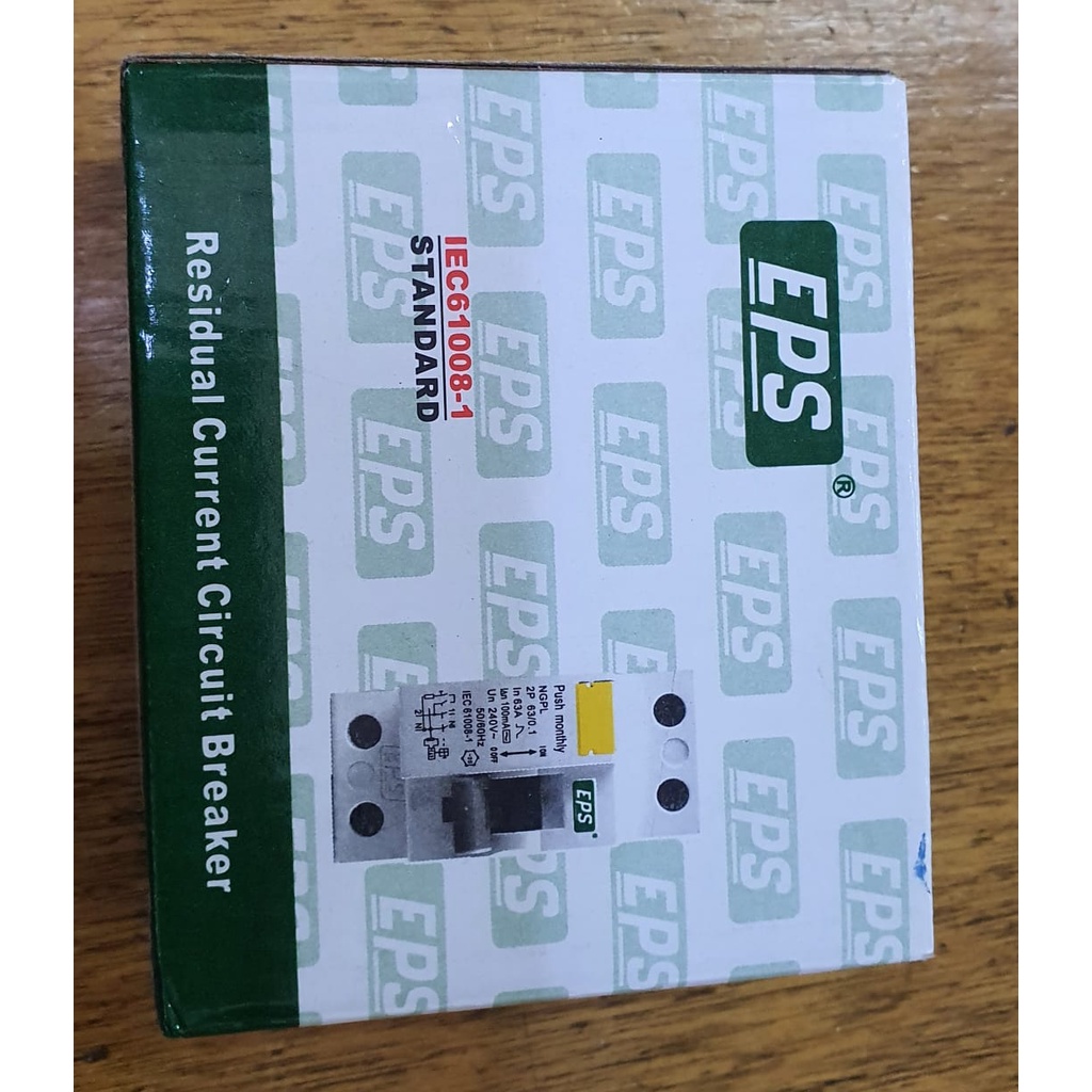 EPS RESIDUAL CURRENT CIRCUIT BREAKER (2POLES) | Shopee Malaysia