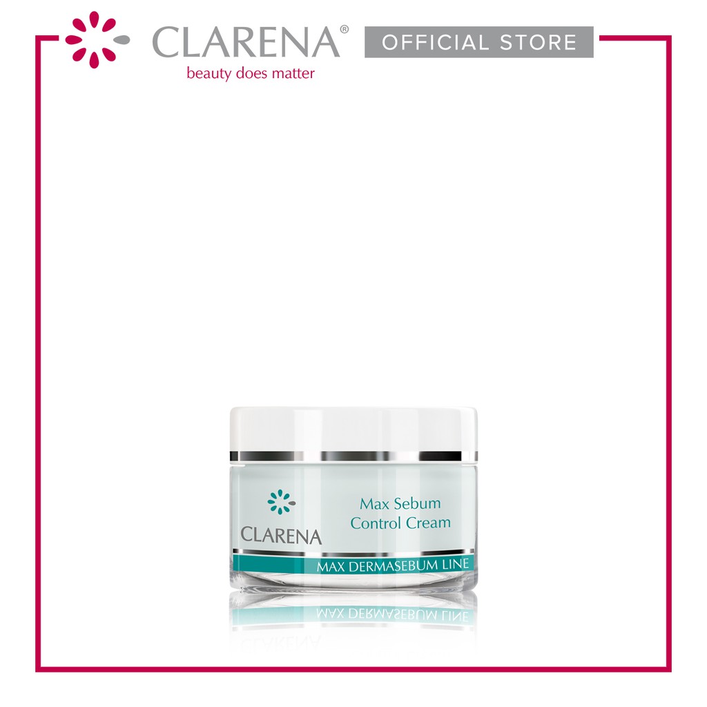 CLARENA Max Sebum Control Cream (50ml) [Balancing cream for combination ...