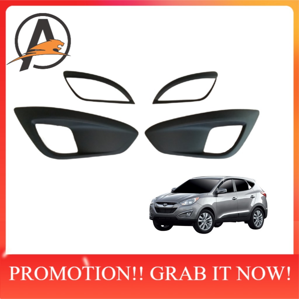 Hyundai Tucson ix35 Fog Lamp Cover Garnish (Black) | Shopee Malaysia
