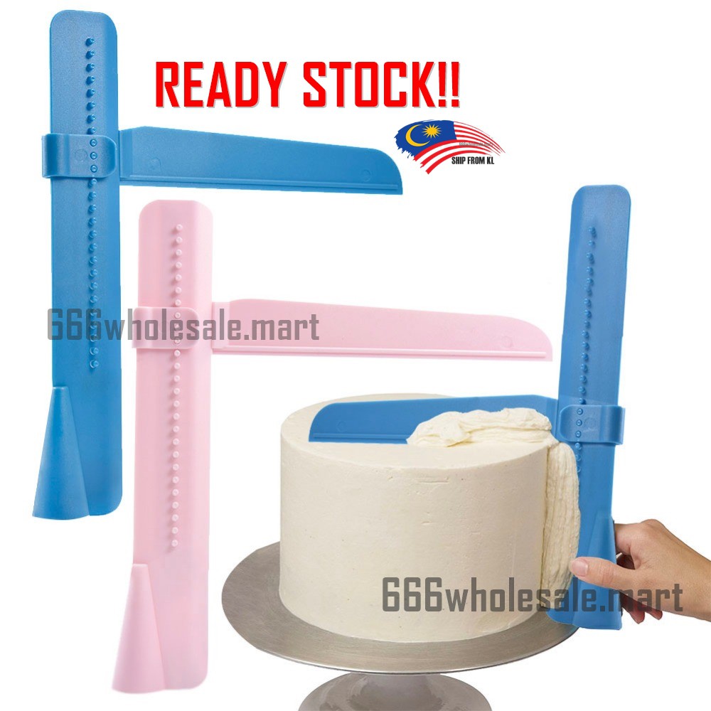 Cake Scraper Smoother Adjustable Fondant Spatula Cream Decorating DIY ...