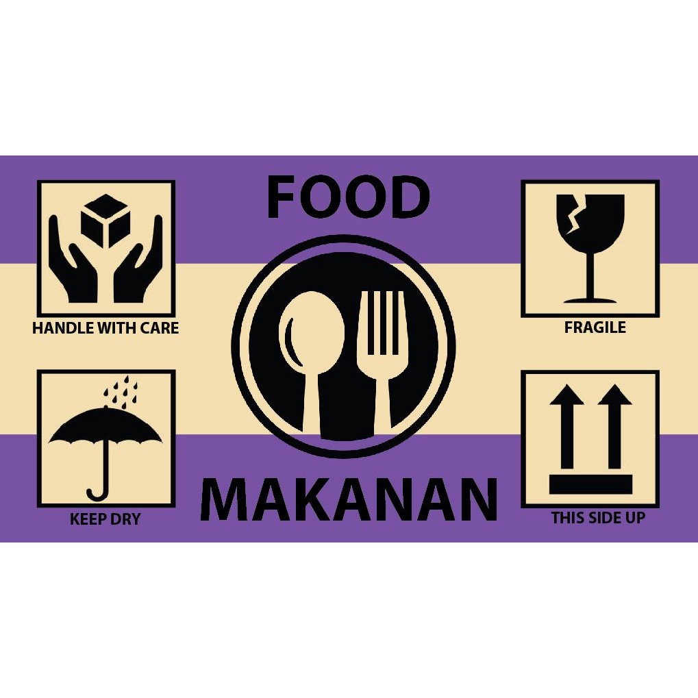 🔥 [BUY 10 + 1 ] 🔥READY STOCK🔥 STICKER FRAGILE MAKANAN 10 PCS /FOOD ...