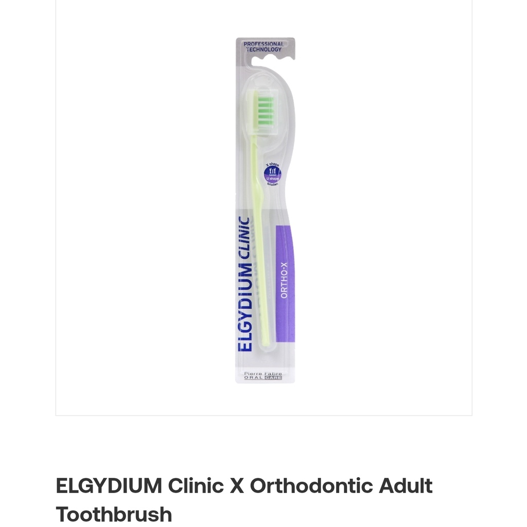 Orthodontic Toothbrush ELGYDIUM ORTHO-X (Random colour) | Shopee Malaysia