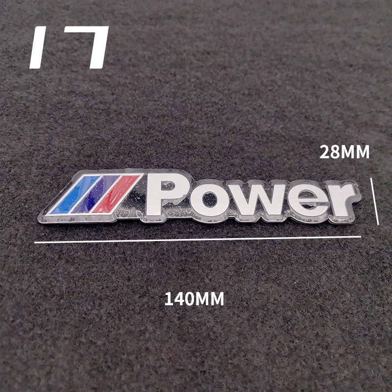 Aluminum BMW Motorsport Logo Car Auto Decorative Side Fender Rear ...