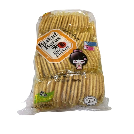 Biskut Beras Perasa Asli Rice Cracker Original Flavor (8.5g X 40pcs ...