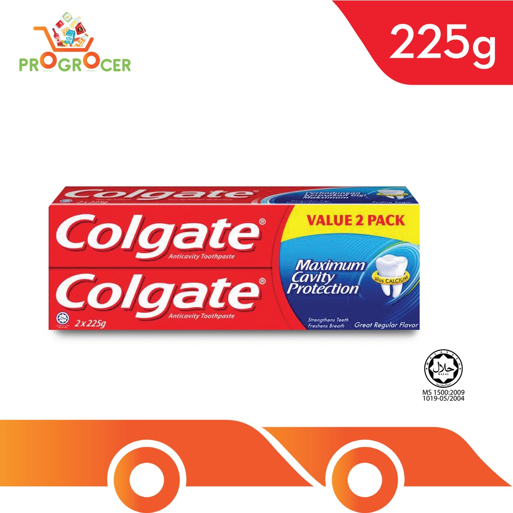 COLGATE Anticavity Toothpaste Great Regular Flavor 2*225g | Shopee Malaysia