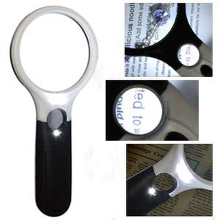 3 LED Light 3X 45X Handheld Magnifier Magnifying Glass | Shopee Malaysia