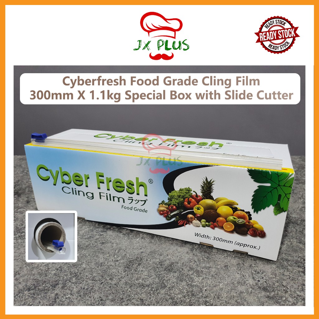 Cyber Fresh Cling Film Plastic Wrap Food Wrap Catering Film With Cutter ...