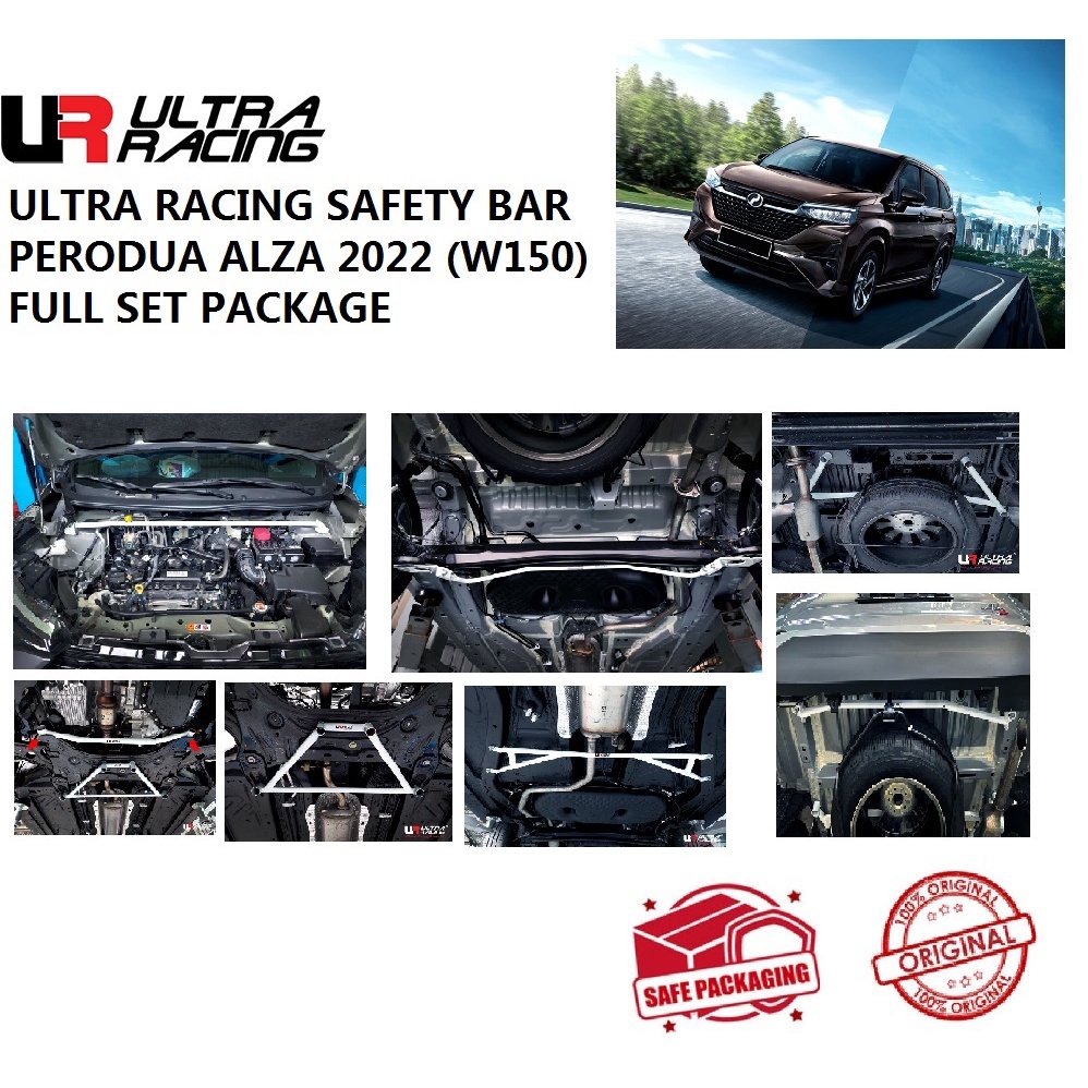 Perodua Alza 2022 W150 Ultra Racing Vehicle Safety Bar COMPLETE SET ...