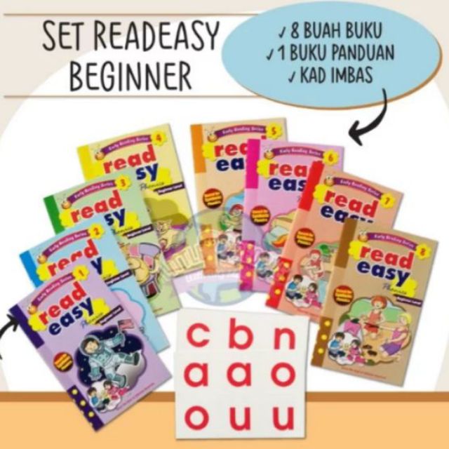 Read Easy Phonics (Beginner level) | Shopee Malaysia