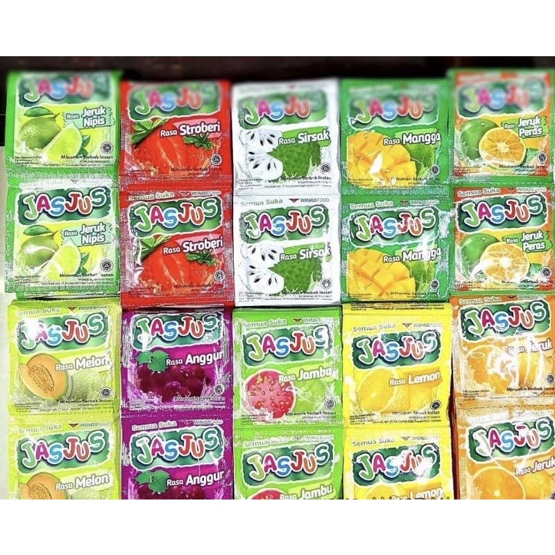 Jasjus Powder Drink 10 Sachets x 7 gr [Various Flavors] | Shopee Malaysia