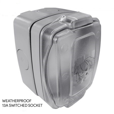 RAPID-TECH WEATHER PROOF SWITCHED SOCKET | Shopee Malaysia