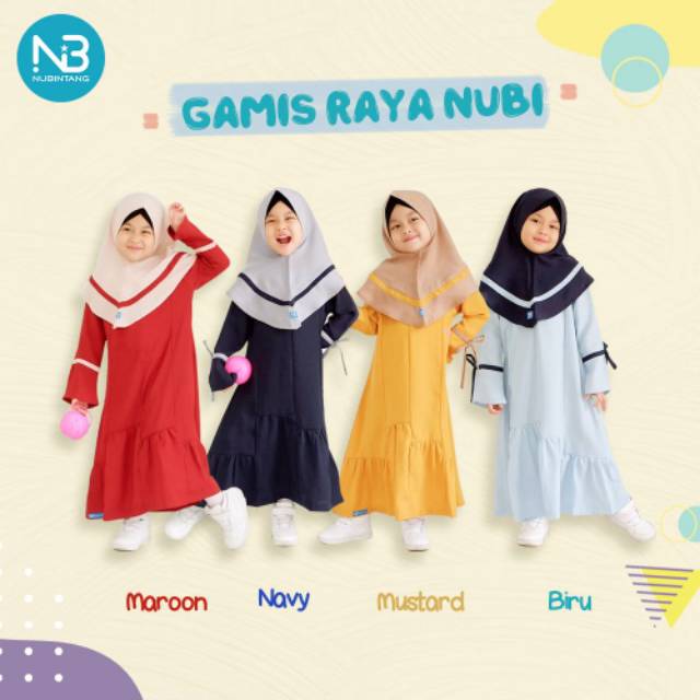 Robe Raya Nubi / Couple Raya Nubi By Nutar | Shopee Malaysia