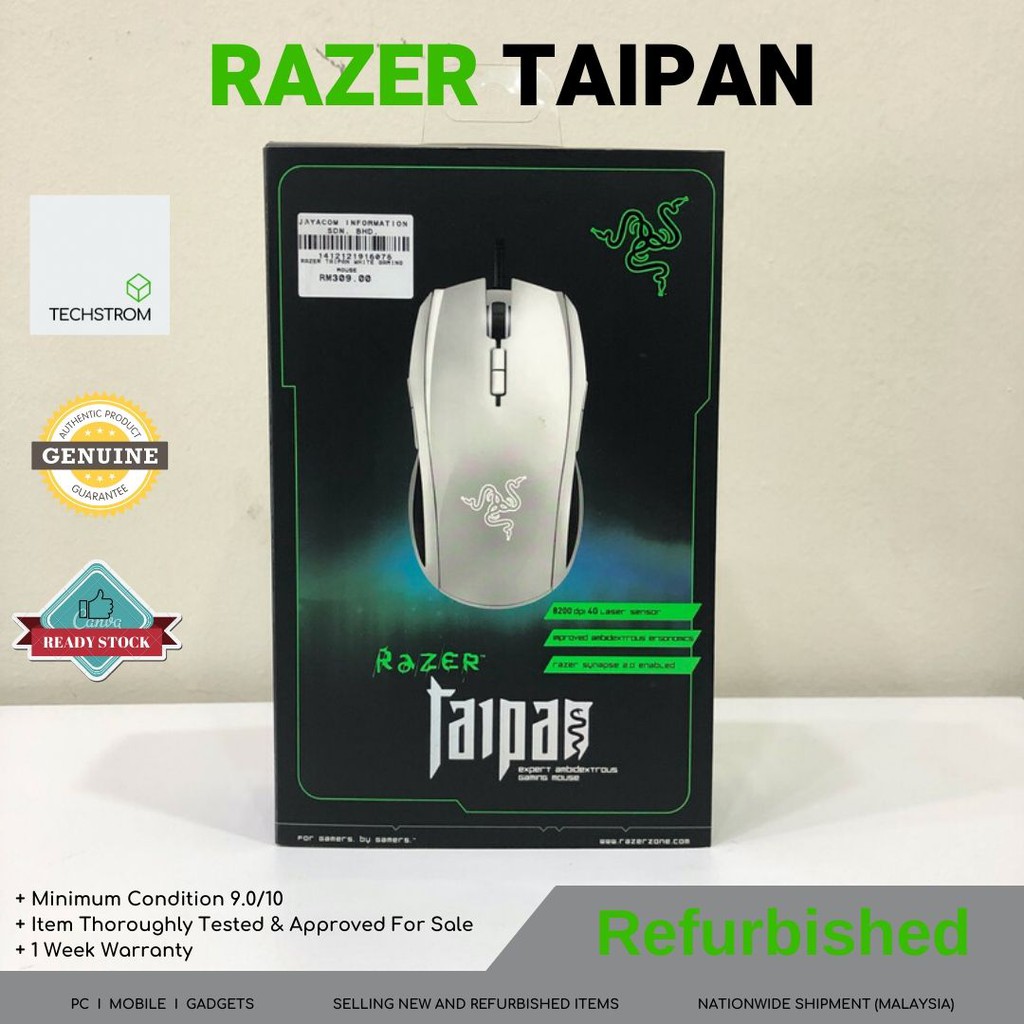Razer Taipan Expert Gaming Mouse [REFURBISHED] | Shopee Malaysia