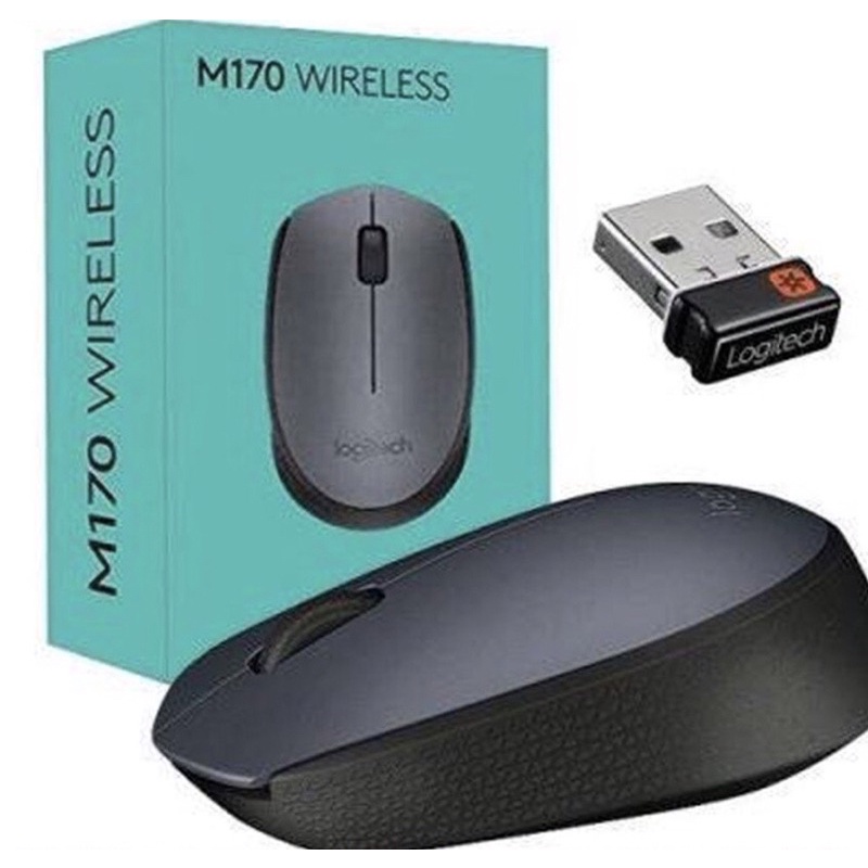 100%ORIGINAL Logitech M170 2.4GHz - Black Reliable Wireless Mouse ...