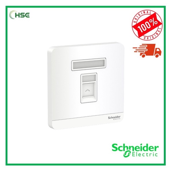 Schneider Electric AvatarOn 1 Gang Telephone Socket (E8331RJS4_XX_G11 ...